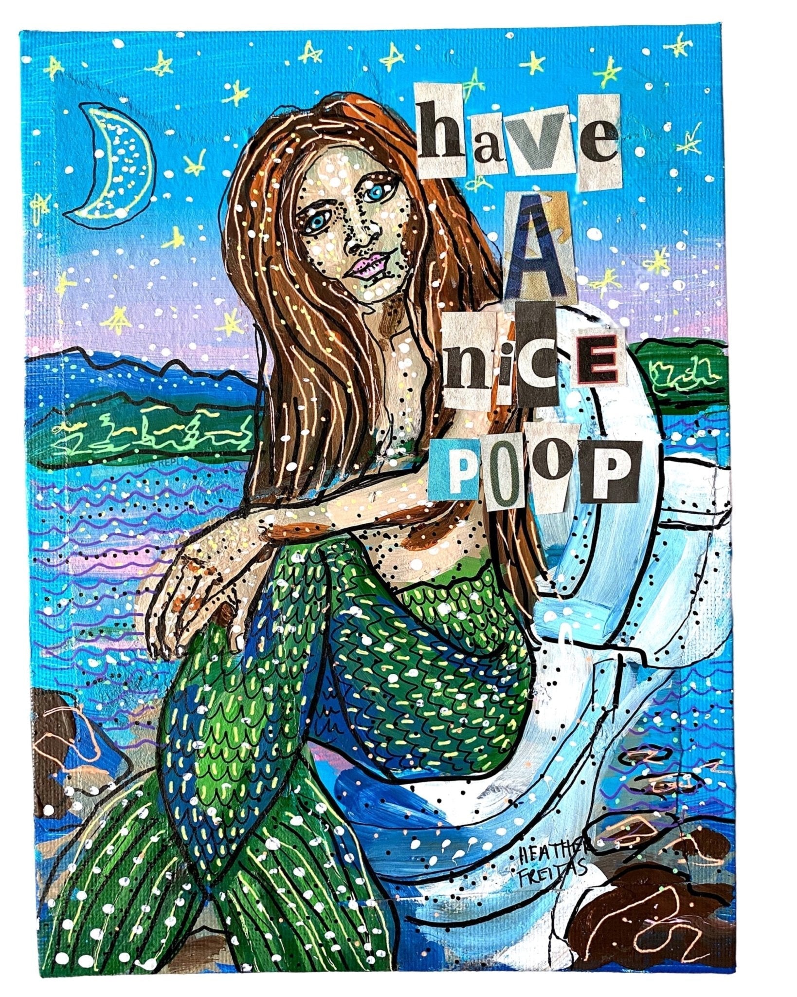 Dawn Mermaid Have A Nice Poop