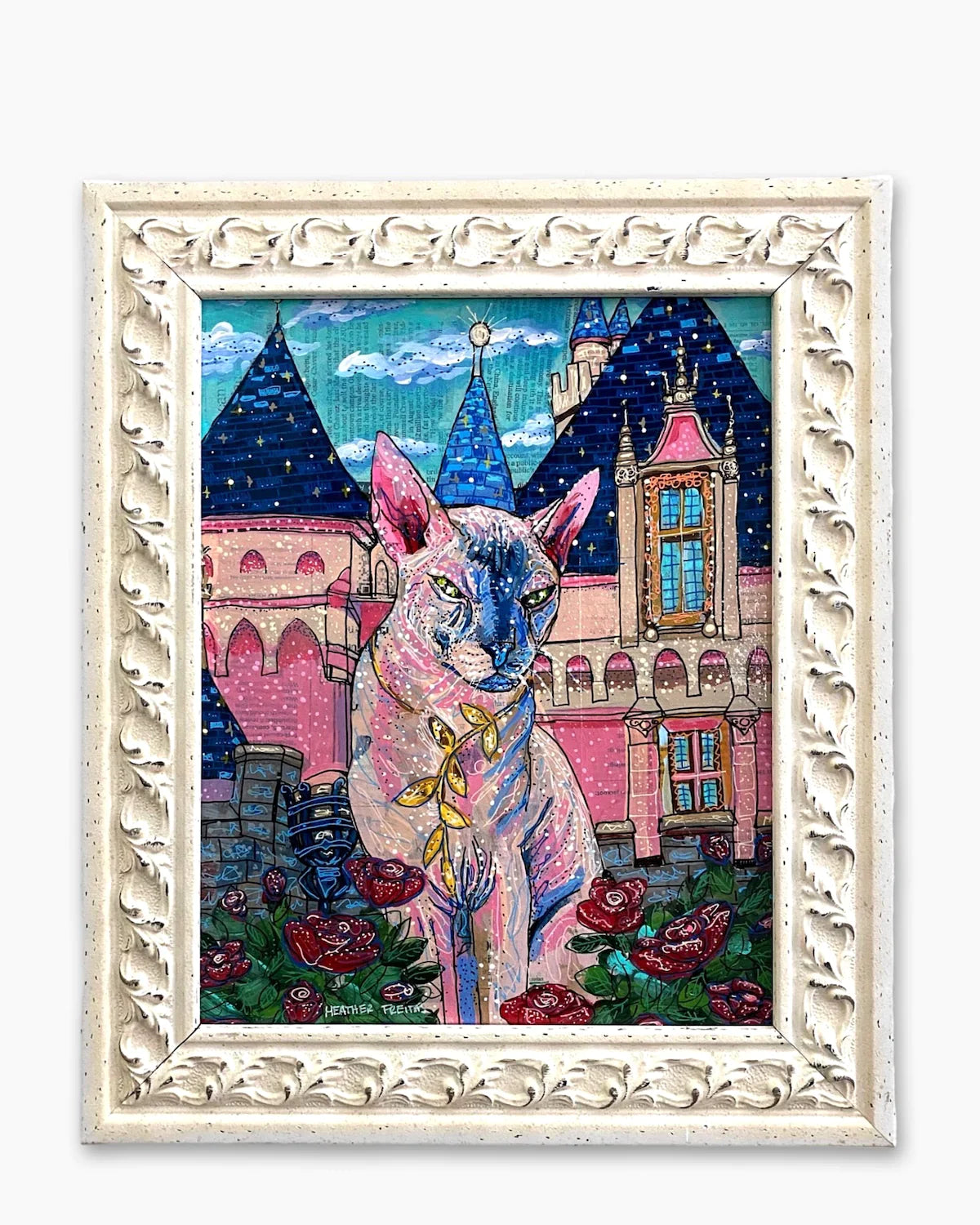 Minx , Castle Cat ( Original Painting )